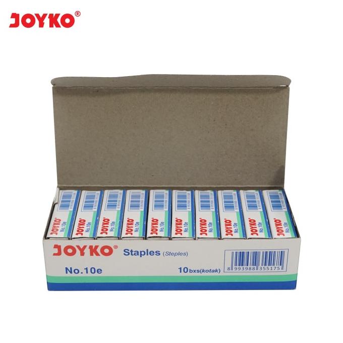 Jual Staples / Isi Stapler / Refill Stapler Joyko No. 10e / 10 BOX ...