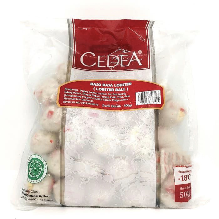 Jual Cedea Bakso Lobster 500gram Lobster Ball 500gr | Shopee Indonesia