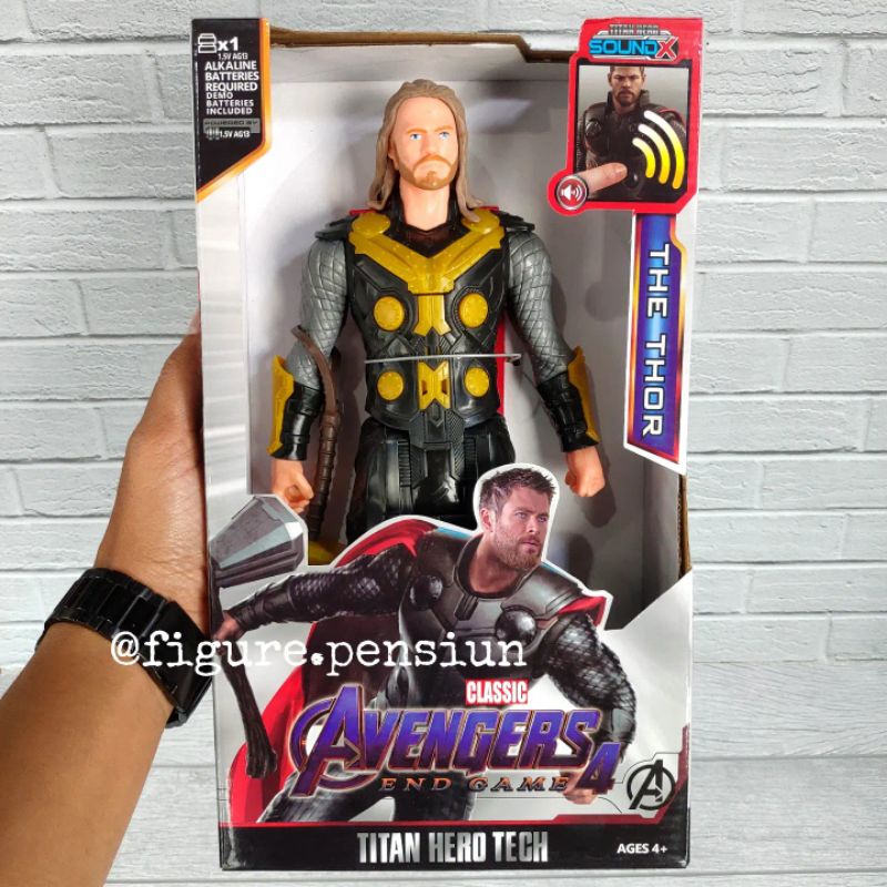 Jual MARVEL AVENGERS THOR TITAN HERO TECH WITH SOUND ACTION FIGURE ...