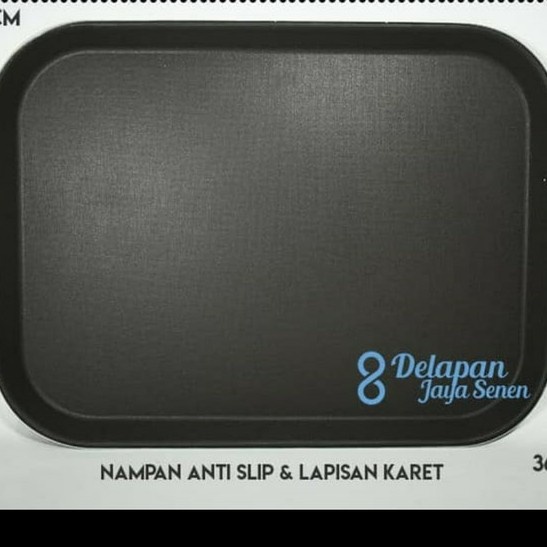 Jual Nampan Jumbo Besar Segi Kotak Anti Slip 65x45CM Tray Nampan Karet ...