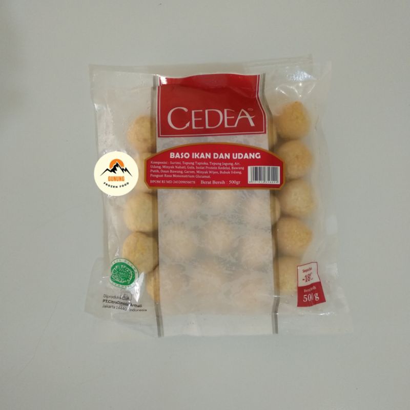 Jual Cedea Bakso Ikan dan Udang 500gr | Shopee Indonesia
