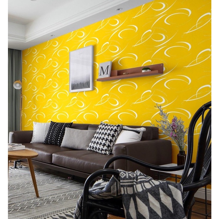 Jual WALLPAPER DINDING MURAH / WALLPAPER STICKER MOTIF WAVE ASAP BULAT ...
