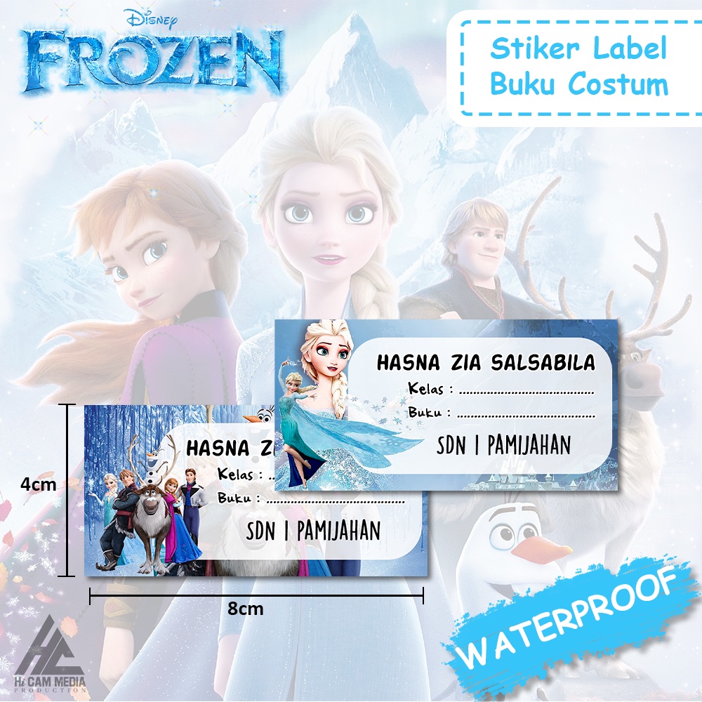 Jual Stiker Nama Buku / Stiker Custom Nama Buku Sekolah Anak | Shopee ...