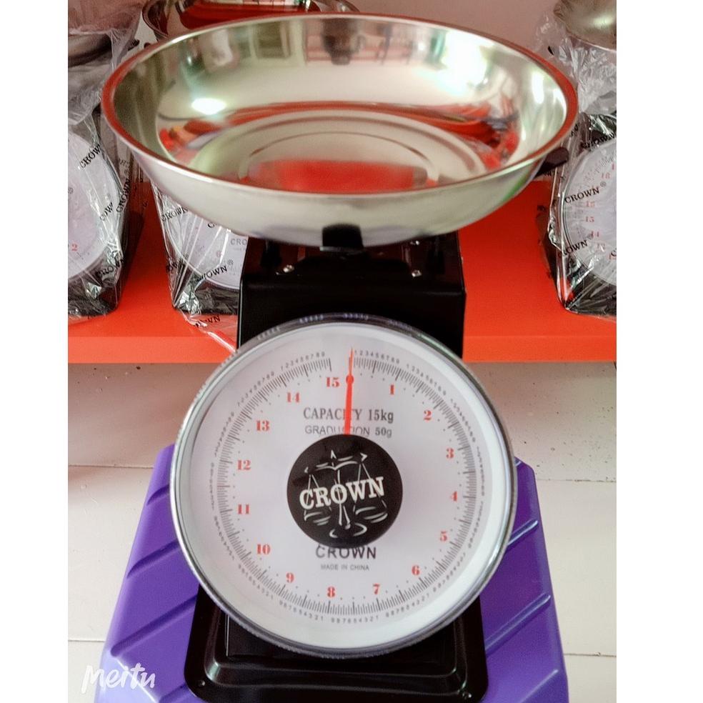 Jual SIAP KIRIM X8821 Timbangan Besi Stainless/Jarum/Analog/Duduk/Laundry/Kue/Buah/Sayur/Daging ...