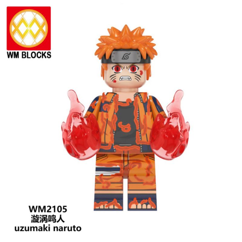 Jual WM2105 Mainan Anak Naruto Kecil Kyubi Chakra Mode Mini Figure Full ...
