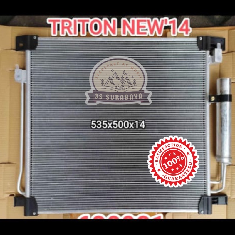 Jual Kondensor Condensor Ac Mobil All new Triton 2016-2022 mitsubishi ...