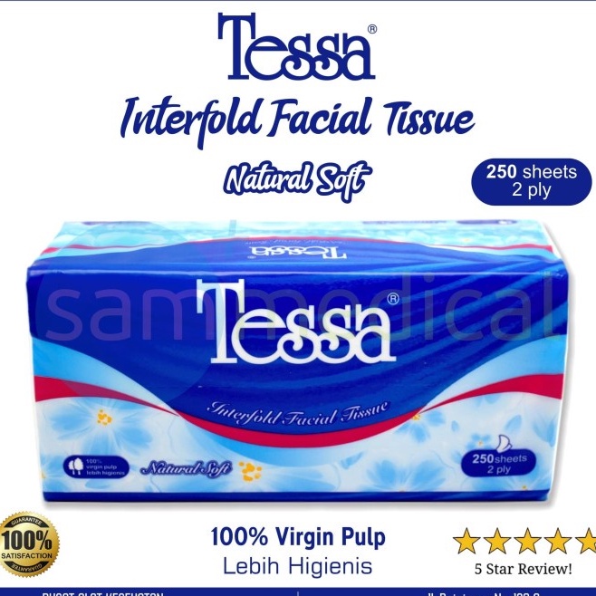 Jual Tessa Natural Soft Tissue / Tisu Wajah / Facial Tissue isi ...
