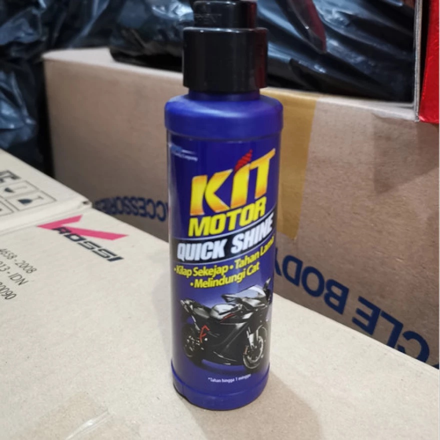 Jual Kit Motor Quick Shine Pengkilap Body Cat Pump 100 ml | Shopee ...