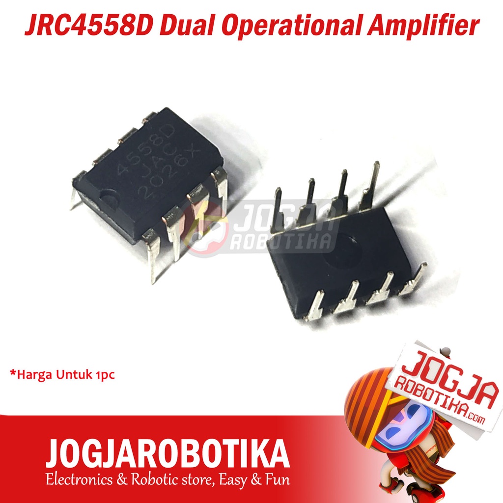 Jual JRC4558D 4558 Dual Operational Amplifier | Shopee Indonesia