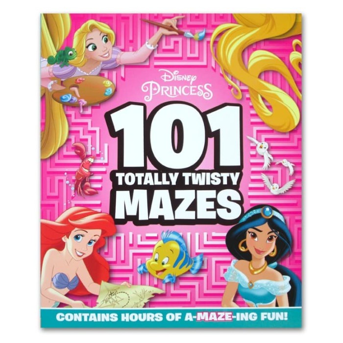 Jual Buku Disney Princess Maze Activity Book Buku Aktivitas Anak 101 ...