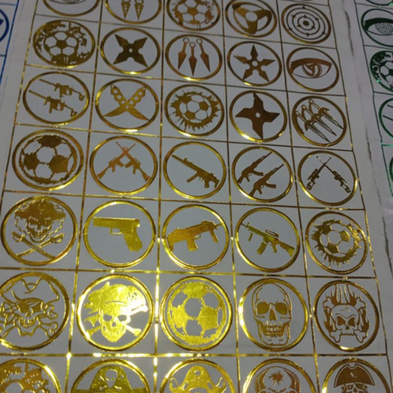 Jual Tajos Besi Tebal Emas 1 Lembar Isi 40 Pcs / Mainan Tazos ...