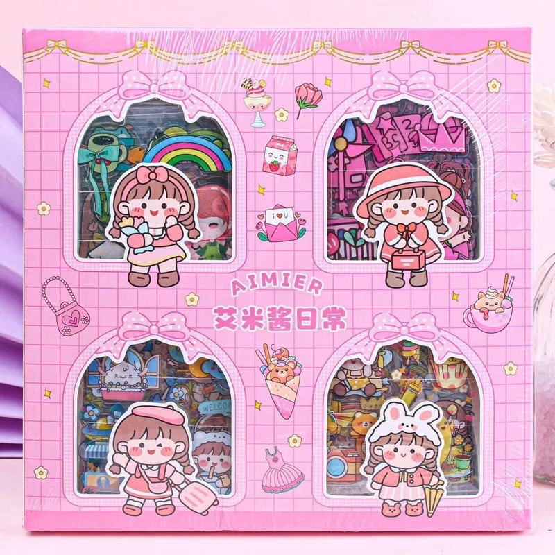 Jual Stiker Viral Stiker terbaru AIMIER 2D stiker momo stiker botol ...