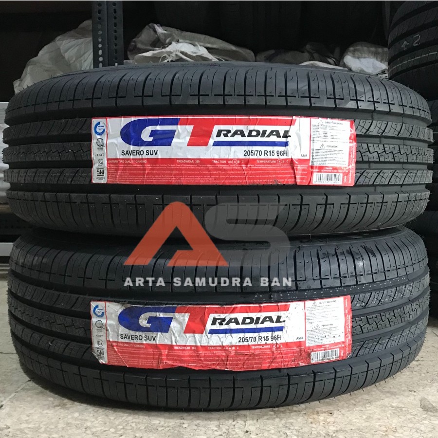 Jual Ban GT Radial Gajah Tunggal Savero SUV 205 / 70 R 15 R15 | Shopee Indonesia