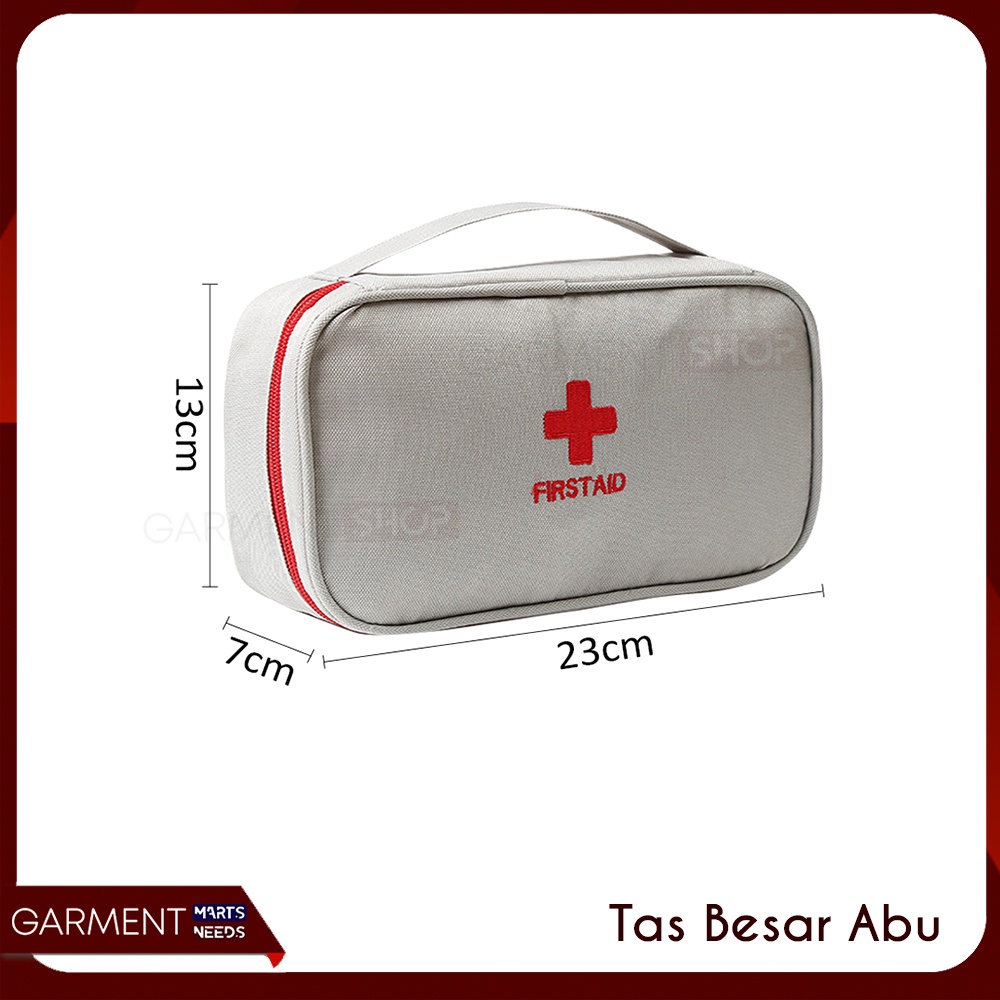 Jual Tas P3K Pouch Dompet First Aid Kit Merah Kotak Obat Organizer ...