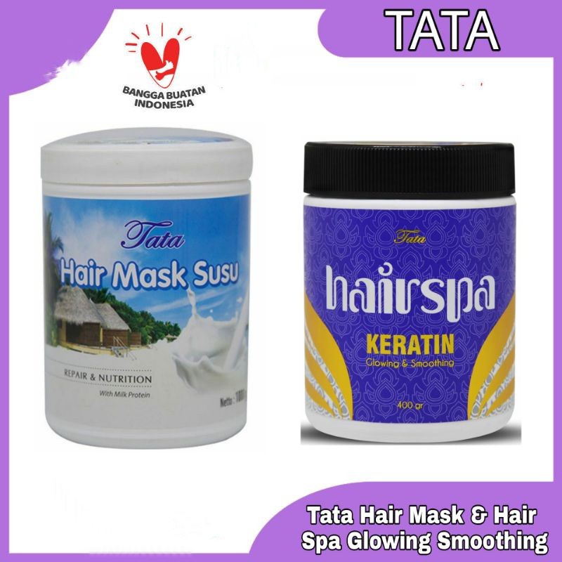 Jual Tata Hair Mask & Hair Spa Keratin Masker Rambut 400g & 1000g ...