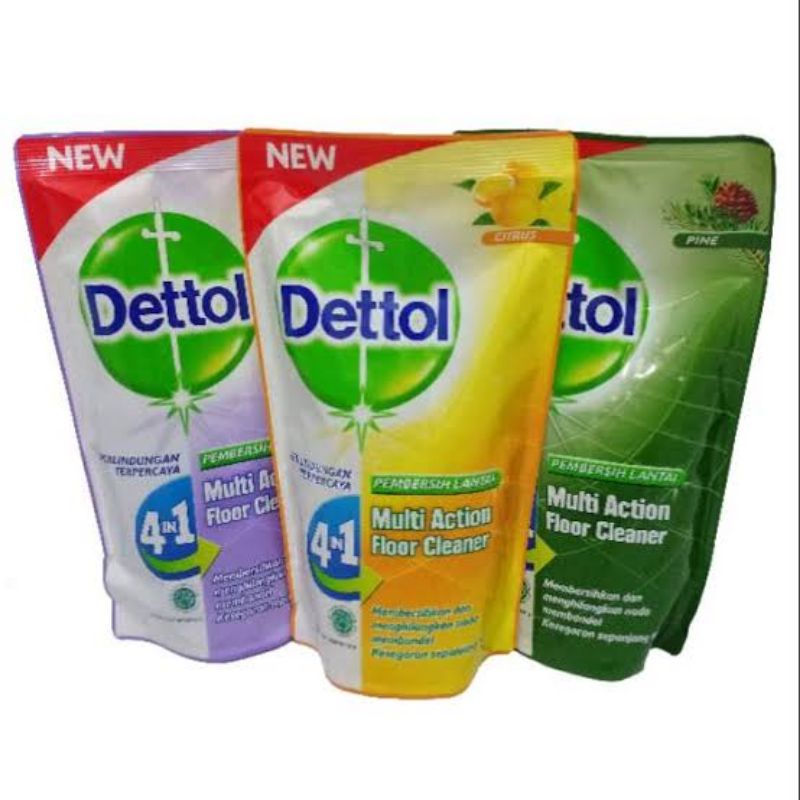 Jual Dettol Pembersih Lantai Pouch 700ml | Shopee Indonesia
