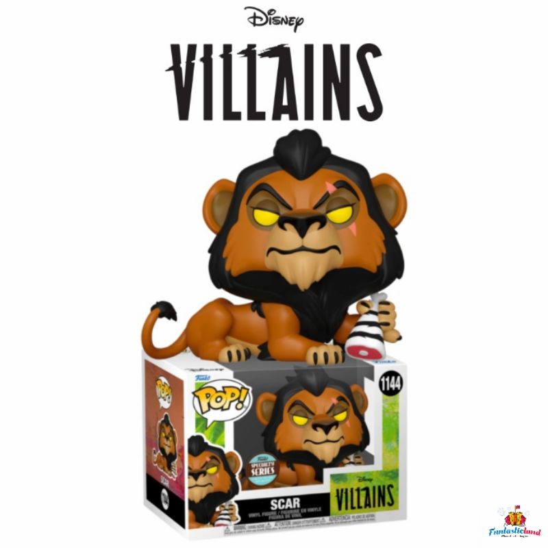 Jual Original Funko POP! Disney Villains The Lion King - Scar with Meat ...