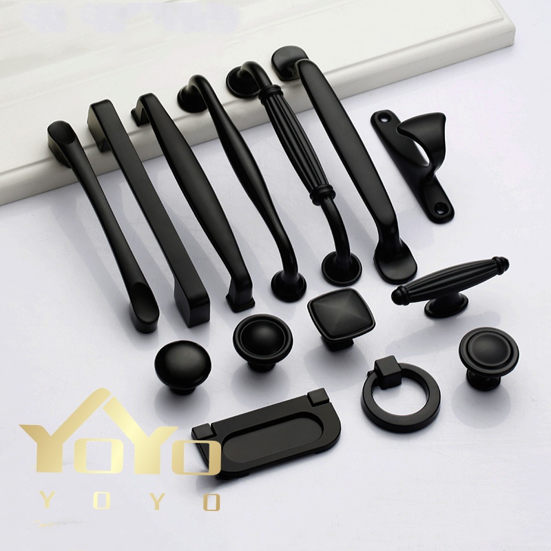 Jual Handle Lemari Handle Hitam Knob Knop Tarikan Laci Minimalis Modern ...