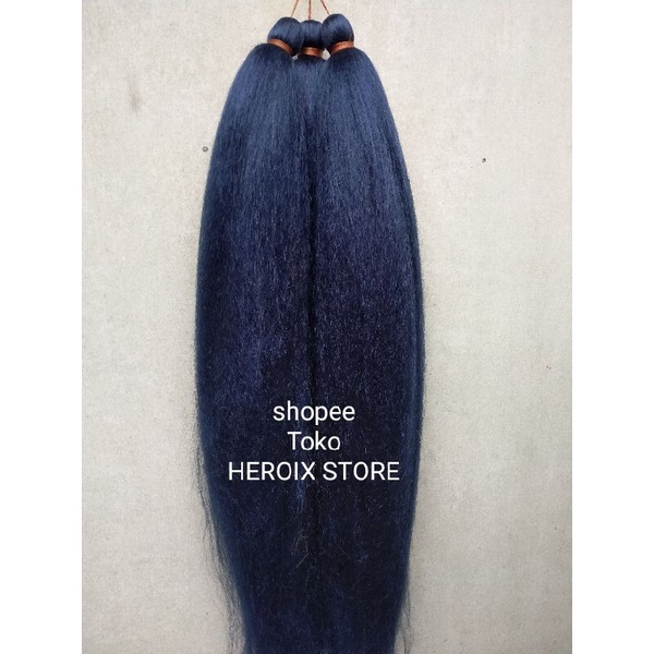 Jual Rambut cemara warna biru dongker / biru gelap 70cm | Shopee Indonesia