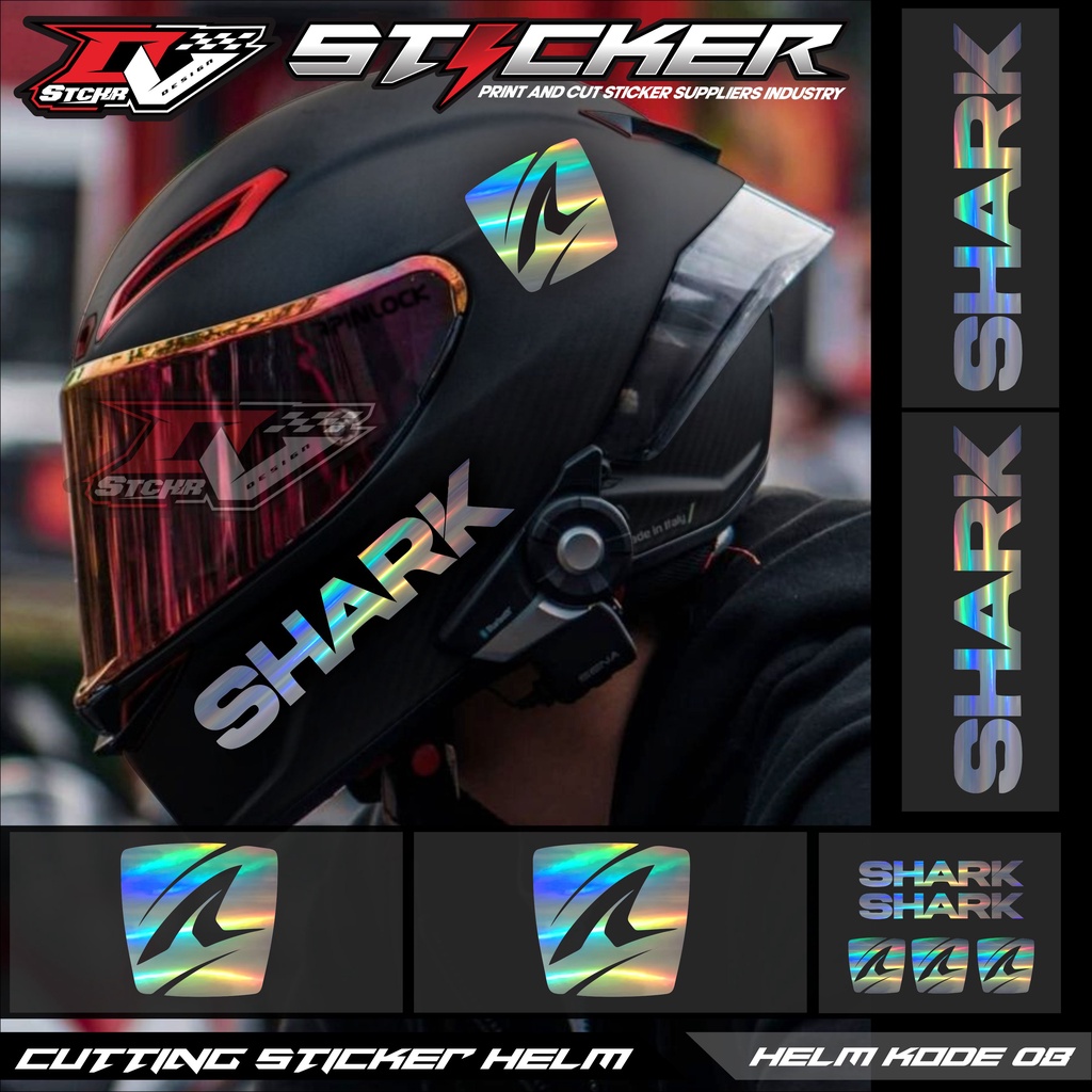 Jual Stiker helm-stiker helm fullface KYT RSV NHK INK-cutting stiker ...
