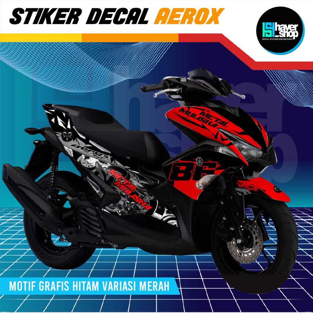 Jual Sticker Tempel Aksesoris Kendaraan Stiker Untuk Motor Decal Full ...