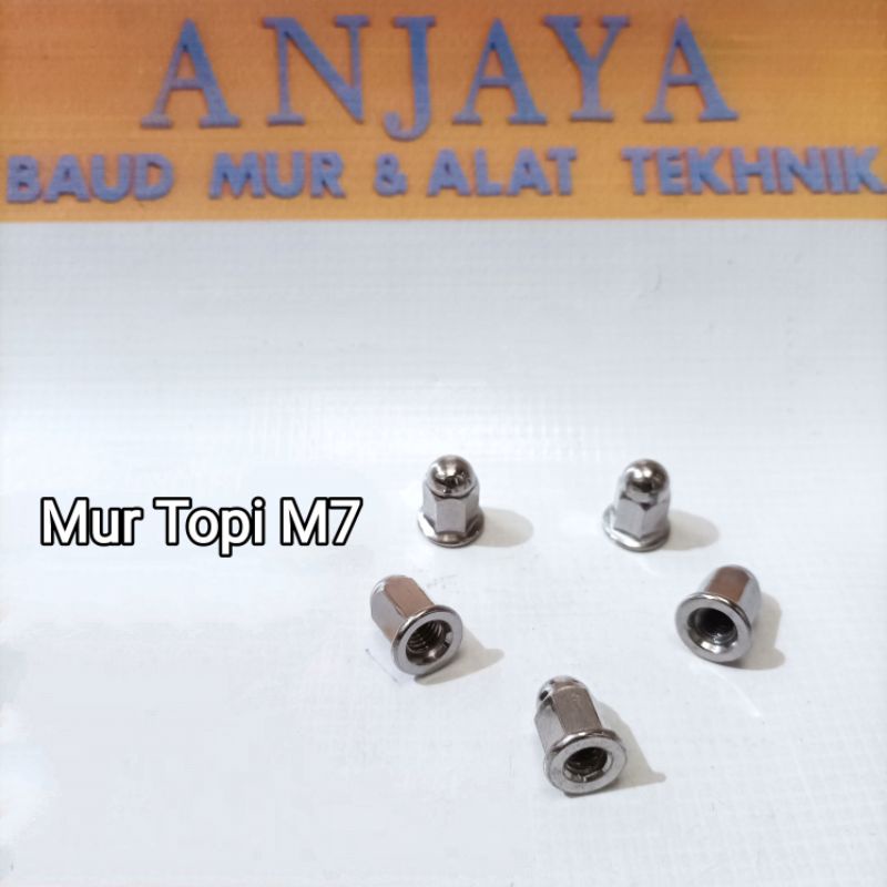 Jual MUR TOPI M7 Drat 11 Kunci 10 - ( minimal order 25 pcs ) | Shopee Indonesia