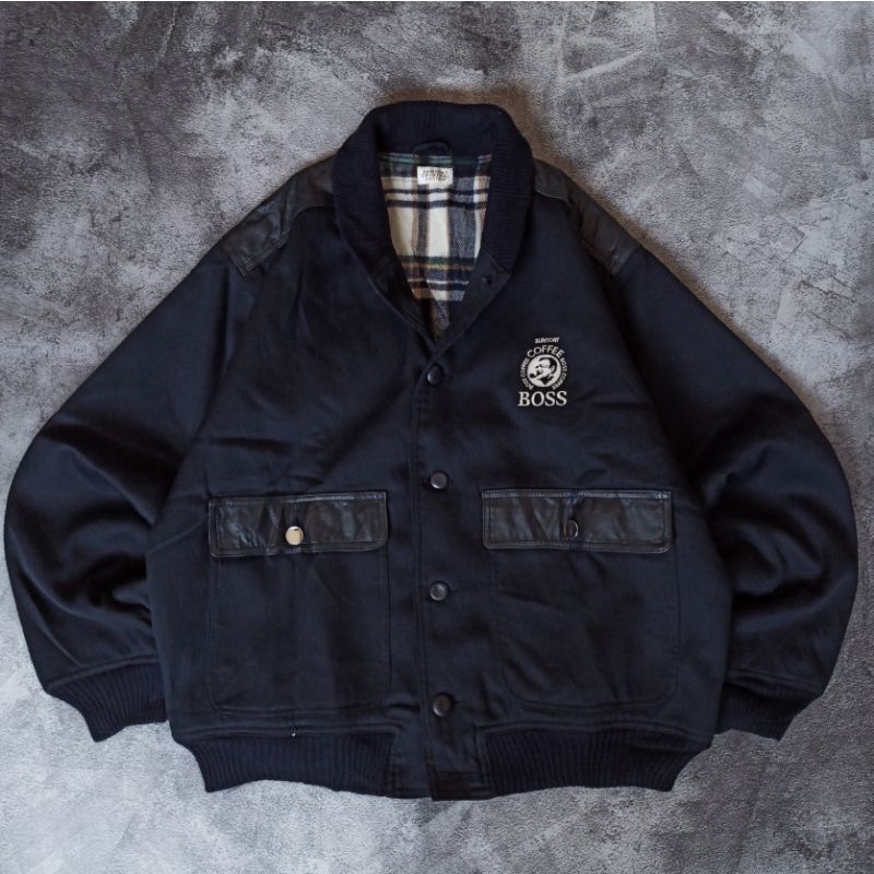 Jual Suntory Boss Coffee Vintage Jacket | Shopee Indonesia