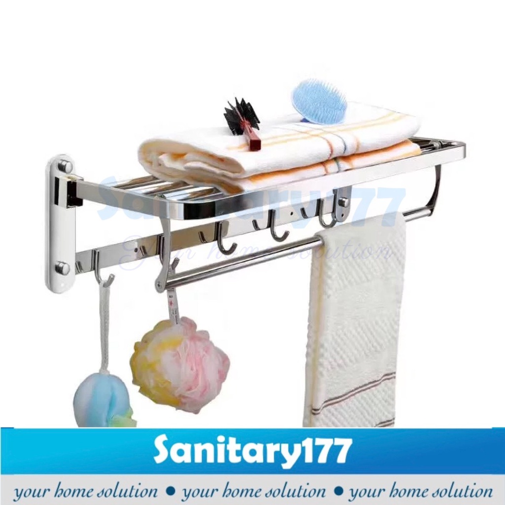 Jual Rak Handuk Lipat Stainless 5 Susun 8831 -Tempat Handuk Dan ...
