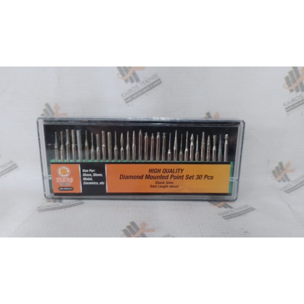 Jual IKURA DMP201 Mata Bor Tuner Set 30 Pcs Diamond Mounted Pointer ...