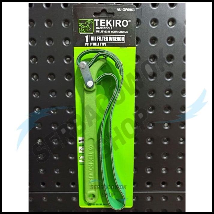 Jual Tekiro Oil Filter Wrench Belt 9 Inch Kunci Oli Kulit Sabuk ...