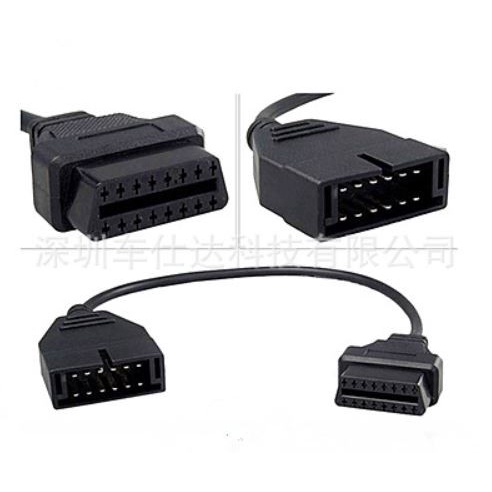 Jual Kabel Adaptor OBD2 12 PIN ke 16 PIN GM Chevrolet Daewoo Adapter Cable | Shopee Indonesia