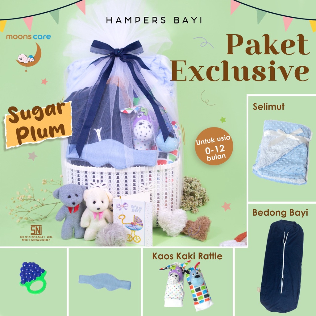 Jual moons care Hampers Bayi Sugar Plum Sugar Bee Hamper Baby Girl Boy ...