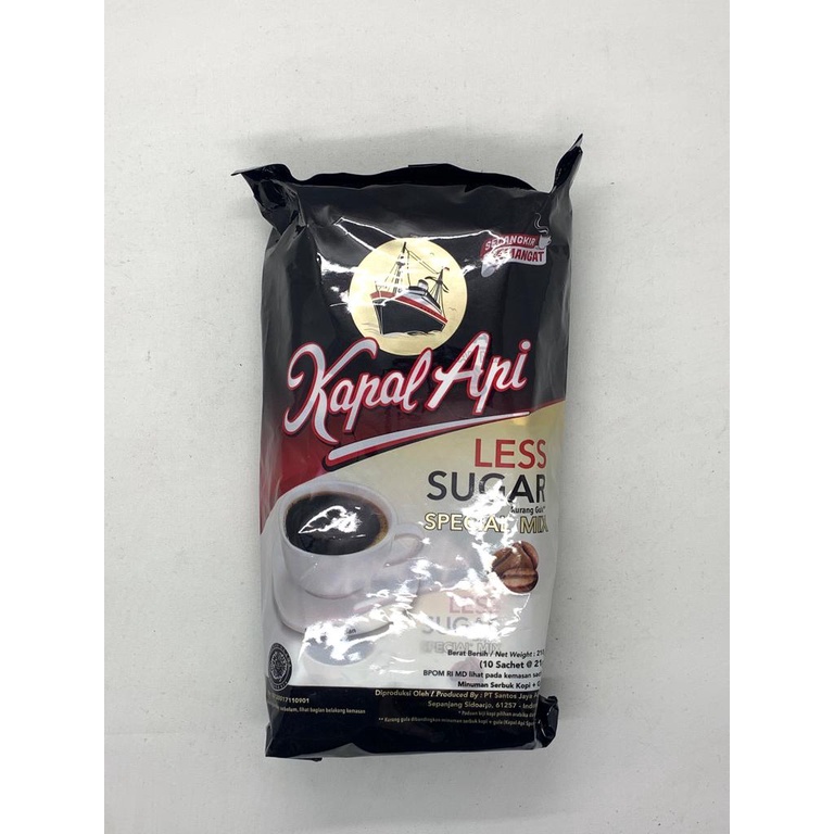 Jual KOPI INSTANT KAPAL API MIX LESS SUGAR RENTENG (ISI 10) | Shopee ...