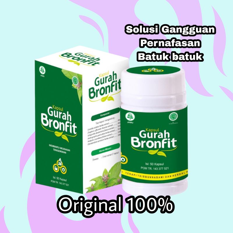 Jual Kapsul Gurah Obat Batuk Asma Sesak Nafas Bronkitis Tbc | Shopee ...
