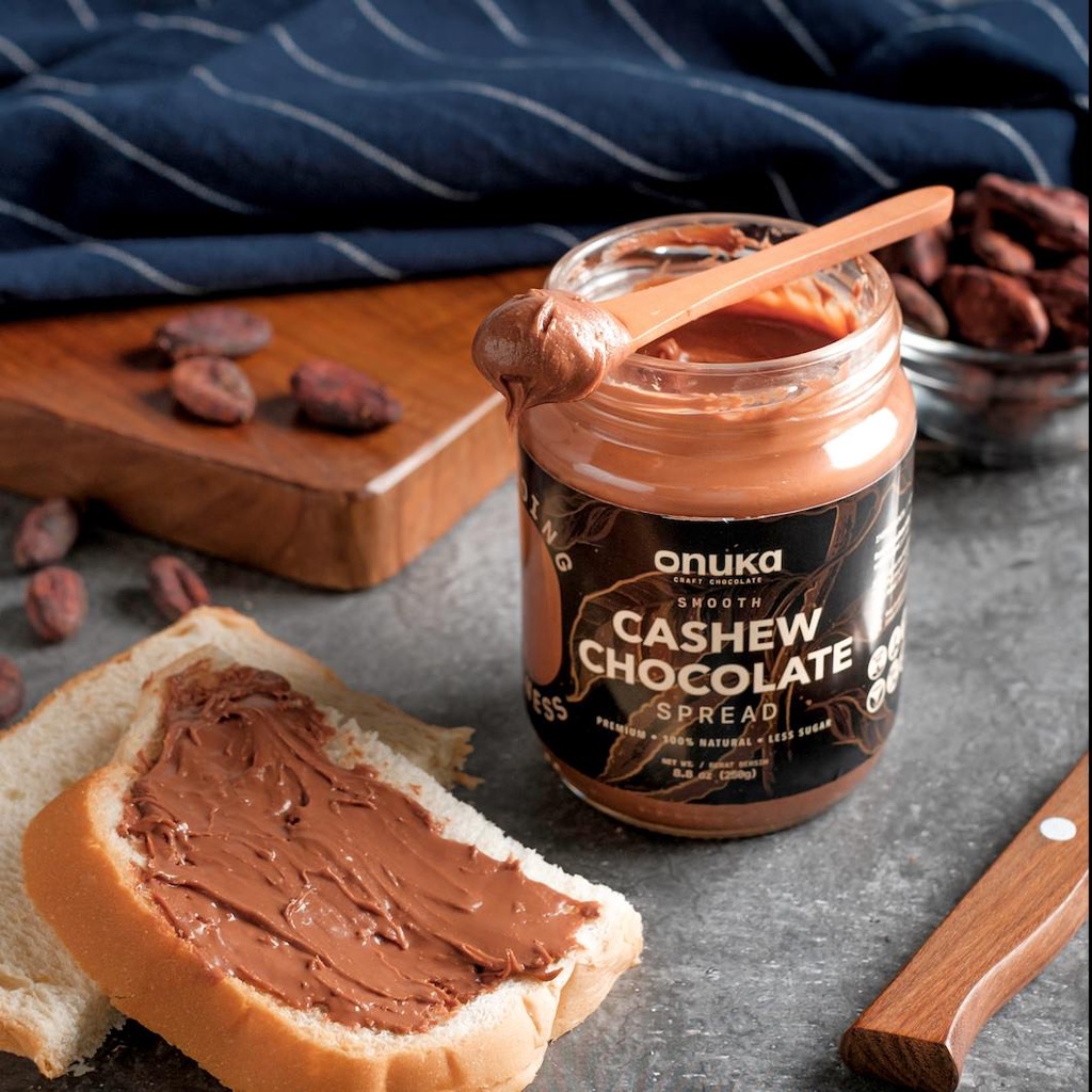 Jual Onuka Cashew Chocolate Spread / Selai Kacang Mente Coklat Rendah ...