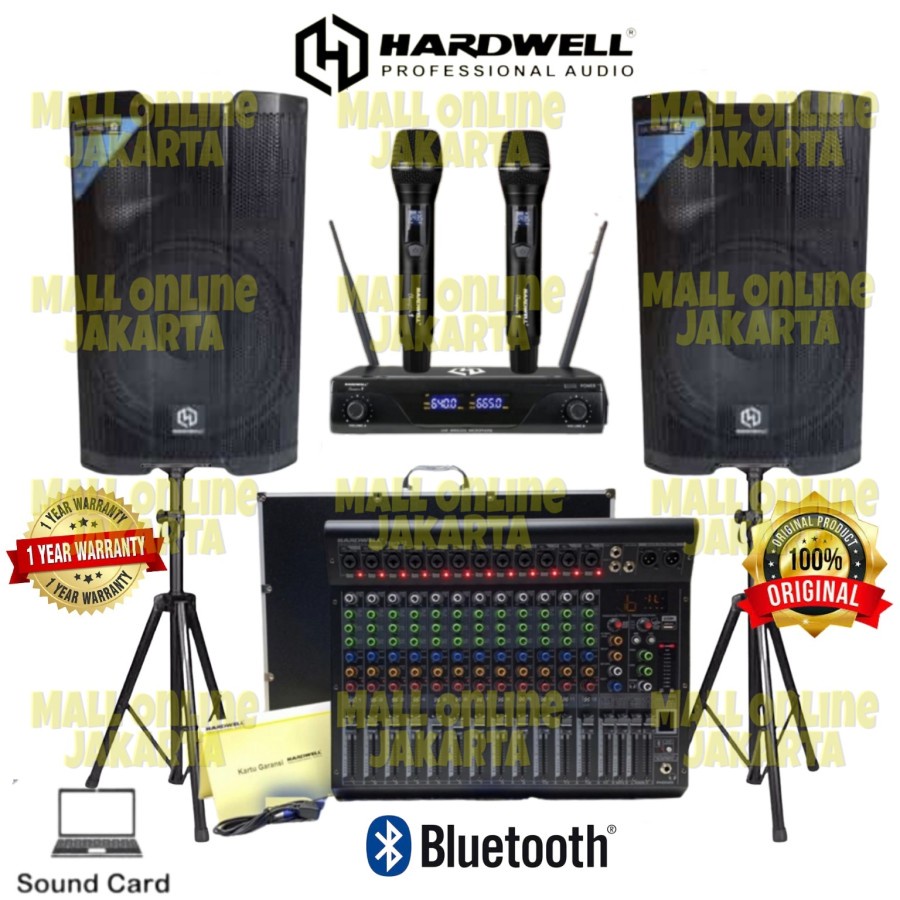 Jual Paket Sound system Hardwell 15 inch Fullset lapangan mixer 12 ...