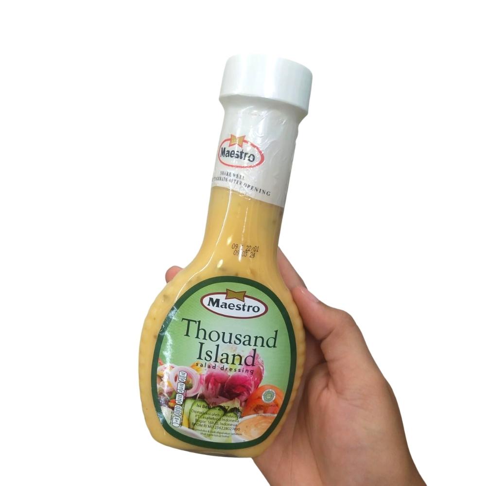 Jual Salad Dressing Thousand Island 237ml Maestro Mayones Kemasan Botol ...
