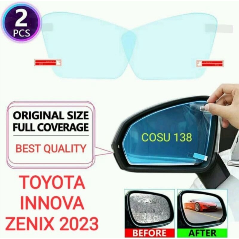 Jual Kaca Film Spion Anti Fog Embun Kabut Air Hujan Toyota Innova Zenix ...
