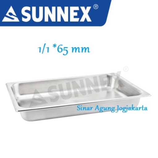 Jual FOODPAN SUNNEX INSERT GASTRONOM PAN FULL SIZE 1/1 65MM | Shopee ...