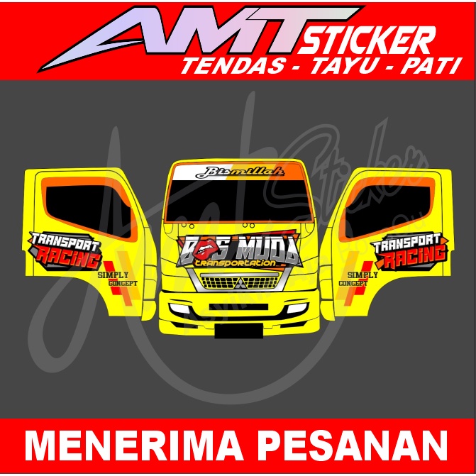 Jual Decal/Cutting Stiker Depan Truk Stiker Pintu Samping Truk Stiker ... Jual Decal/Cutting Stiker Depan Truk Stiker Pintu Samping Truk Stiker ...