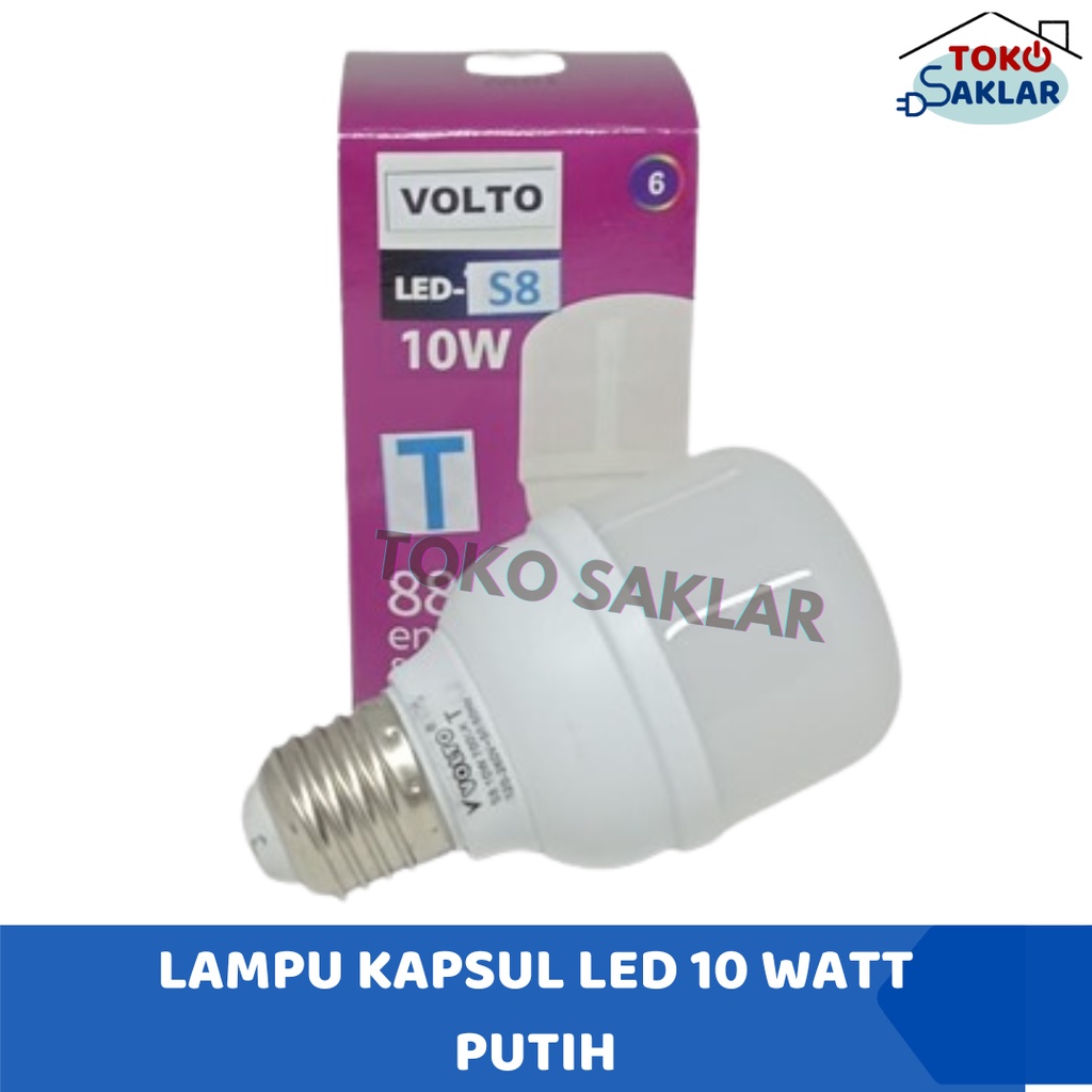 Jual Lampu Led 10 Watt Kapsul Murah - Putih | Shopee Indonesia