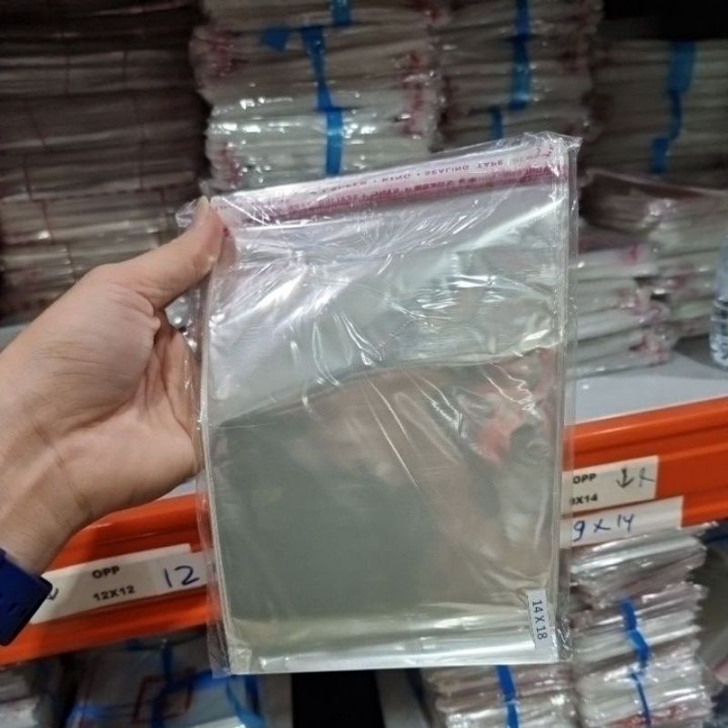 Jual PLASTIK OPP LEM BENING 9x9 10x10 12x12 13x13 14x14 15x15 16x16 isi 100 lembar / PLASTIK ...