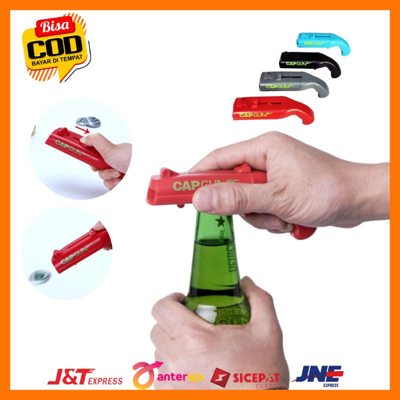 Jual Alat Pembuka Tutup Botol Model Pistol Corkscrew Pembuka Botol ...