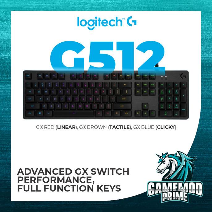 Jual Keyboard Gaming Logitech G512 Mechanical CARBON RGB Lighting ...