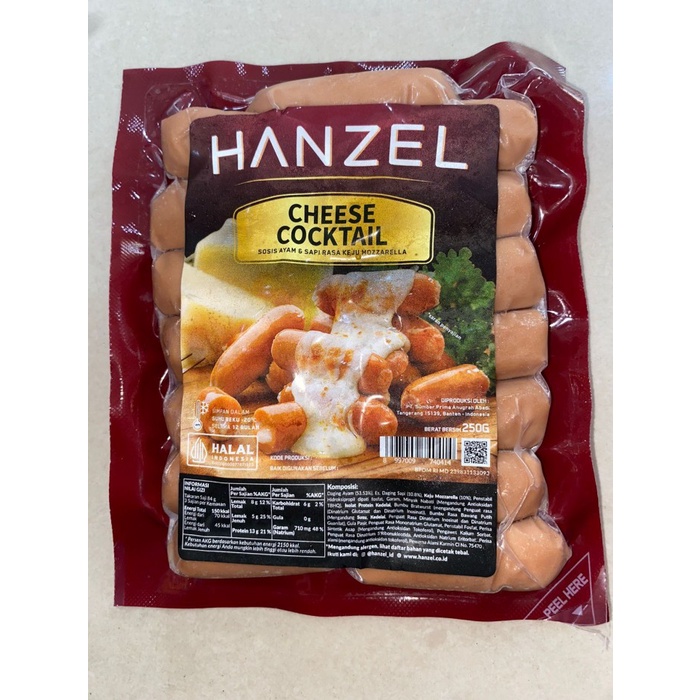 Jual Sosis Beef Hanzel Cheese Cocktail 250 gr | Shopee Indonesia