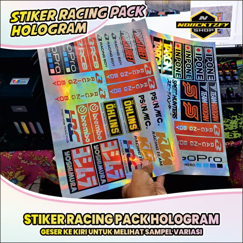 Jual STICKER RACiNG PACK STIKER LEMBARAN DESAIN RACING RCB RACINGBOY ...