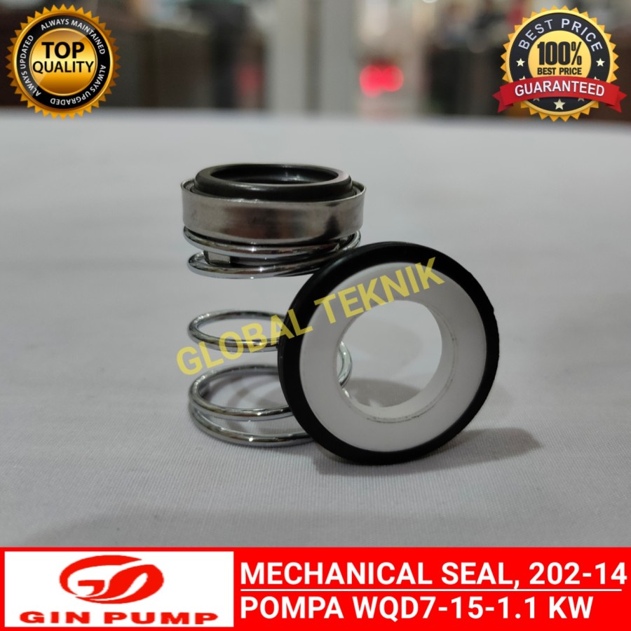 Jual Mechanical Seal - Sparepart submersible Pumps 50WQD7-15-1.1 - as 14 mm Mechanical Seal ...