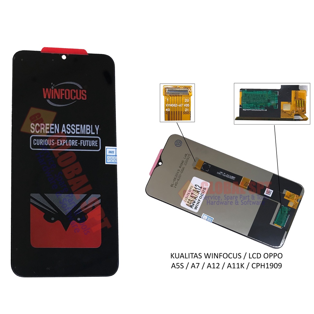 Jual LCD TOUCHSCREEN OPPO A5S / A7 / A12 2020 / 3 / A11K / CPH1909 ...