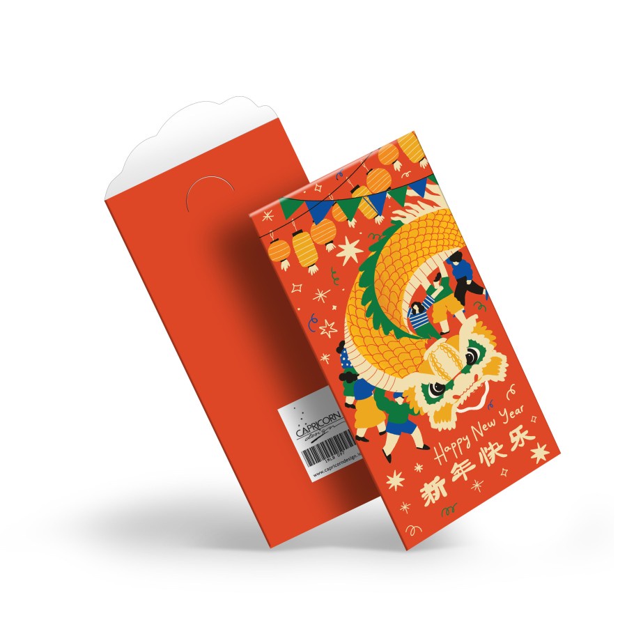 Jual Capricorn Design Angpao Imlek Premium Isi 5 | Amplop Chinese New ...