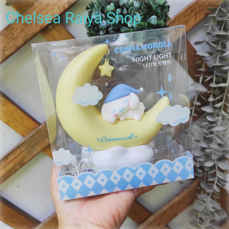 Jual Miniso Sanrio Cinnamoroll Night Light LED + USB Cable Lampu Tidur ...